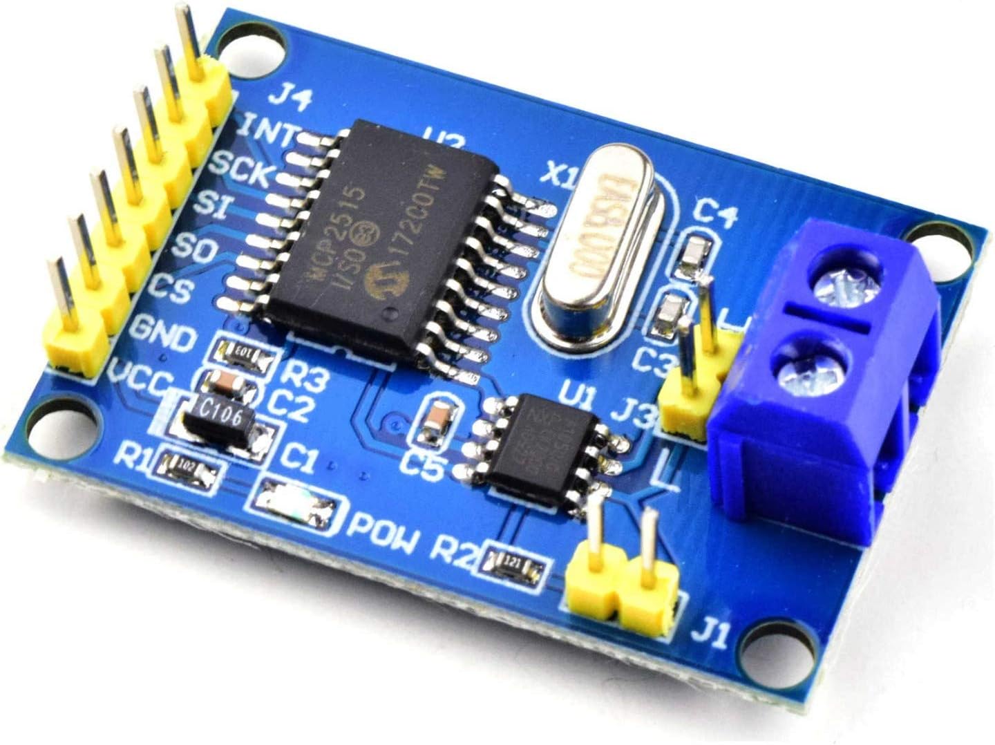 CANADUINO CAN Bus Micro Controller Interface with MCP2515 and TJA1050: Amazon.ca: Electronics