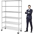 Amazon.com: 6000 lbs Capacity Heavy Duty Storage Rack Metal Shelves ...
