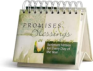 DaySpring Flip Calendar - Promises and Blessings - 16766, Green ...