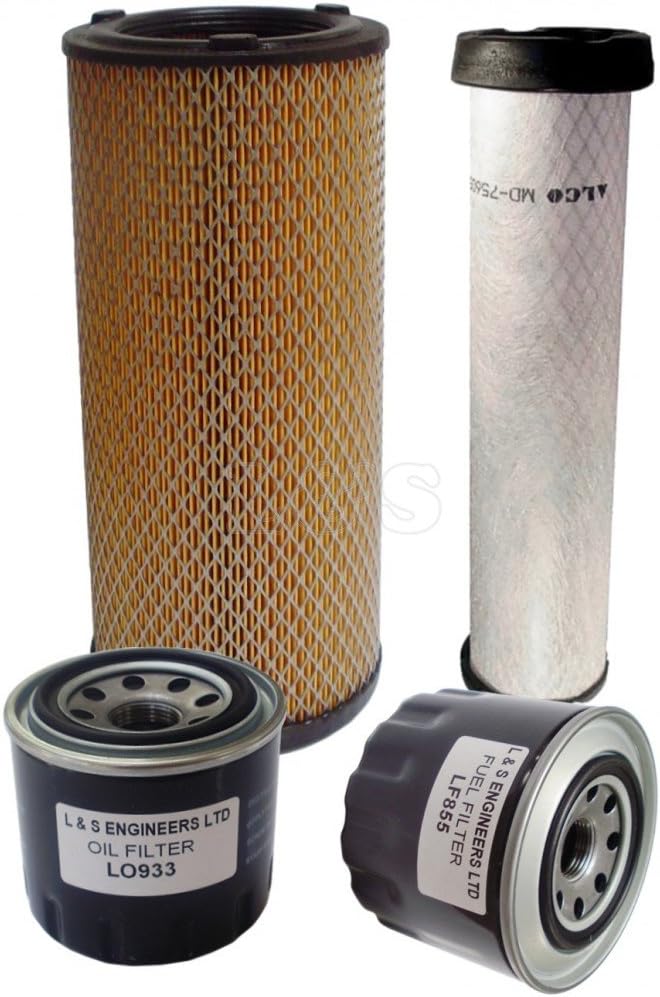 Filter Service Kit for Thwaites 3.5 Ton Dumpers (Yanmar Engine): Amazon ...