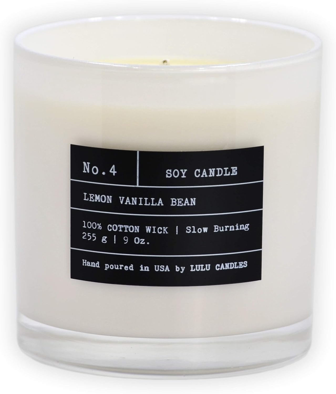 Amazon.com: Lulu Candles | Lemon & Vanilla Bean | Luxury Scented Soy ...