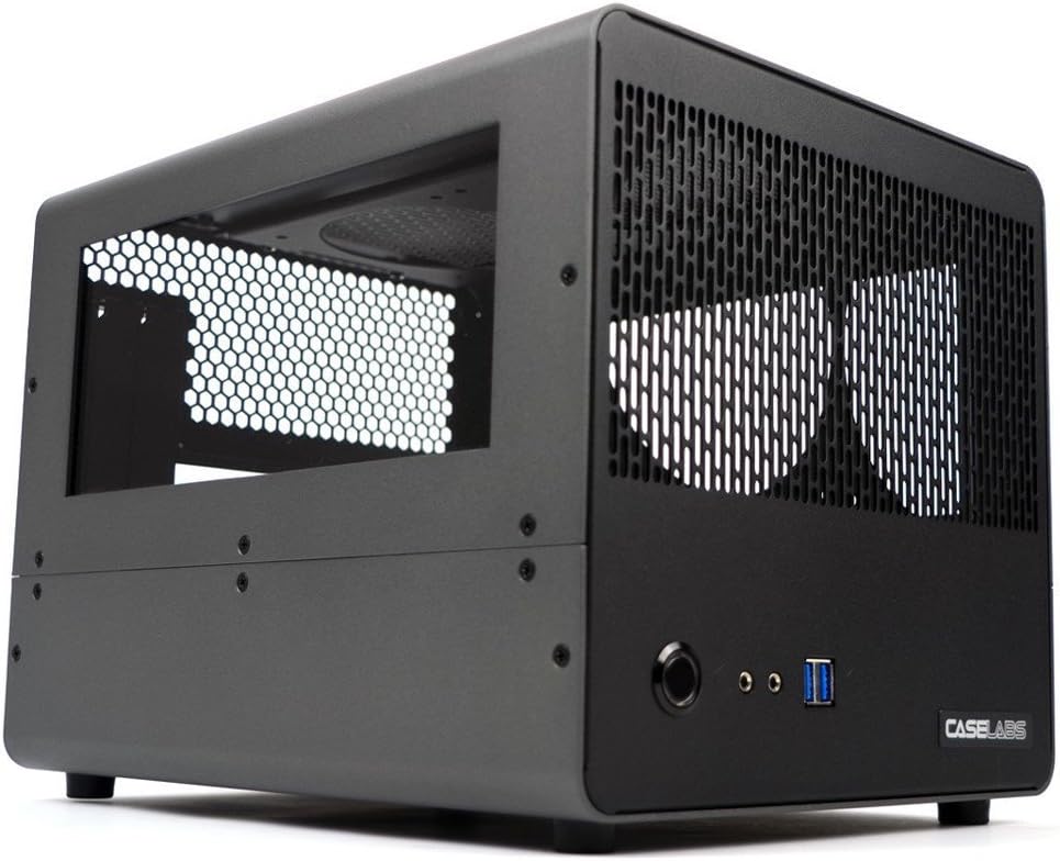 caselabs Bullet BH2 mITX case con Dual Windows grigio Gunmetal: Amazon ...