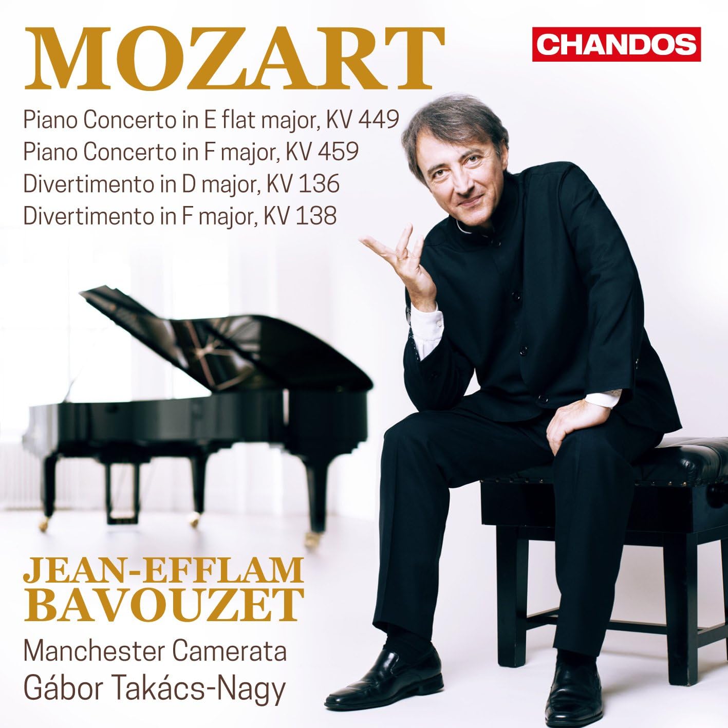 Wolfgang Amadeus Mozart: Piano Concertos, Vol. 2 [Jean-Efflam Bavouzet; Manchester Camerata ...