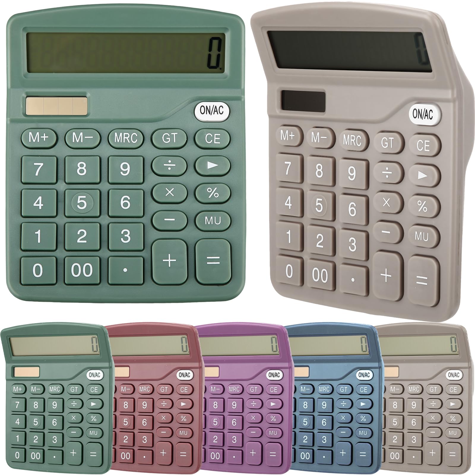 Mua 12 Digits Desktop Calculators Basic Calculator Standard Dual Power ...