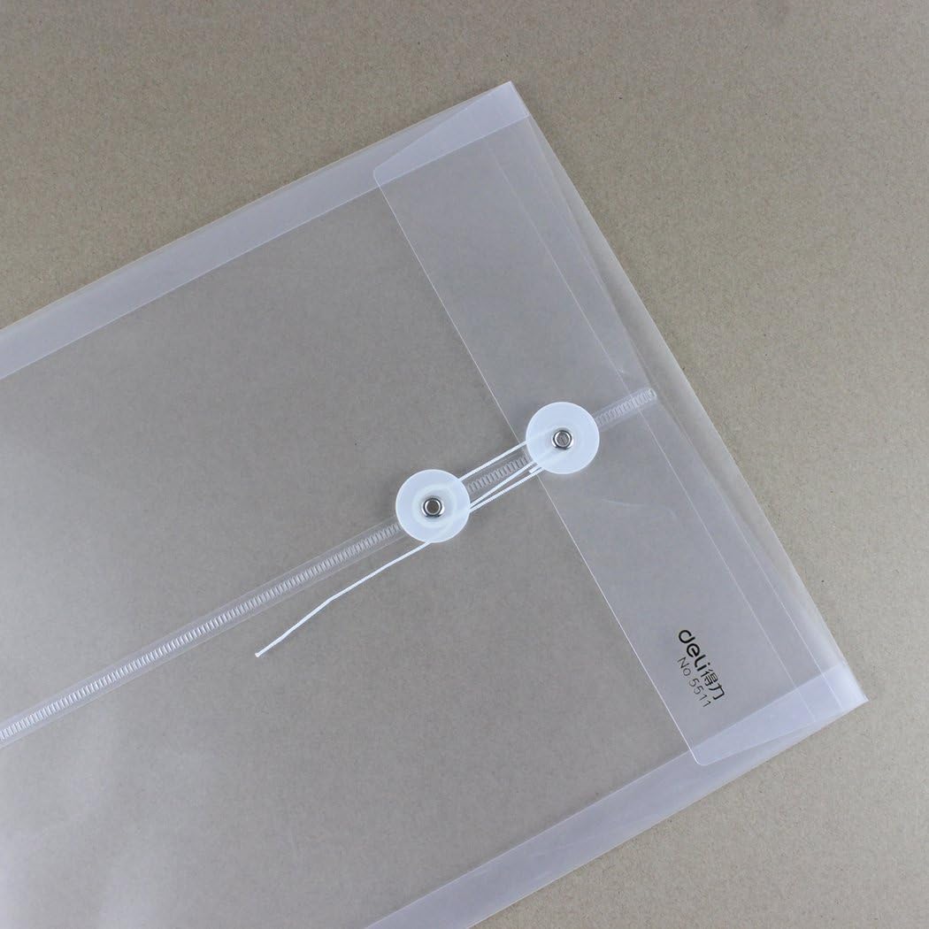 Zoohot Letter Size Poly String Envelope with Expandable Gusset, Water ...