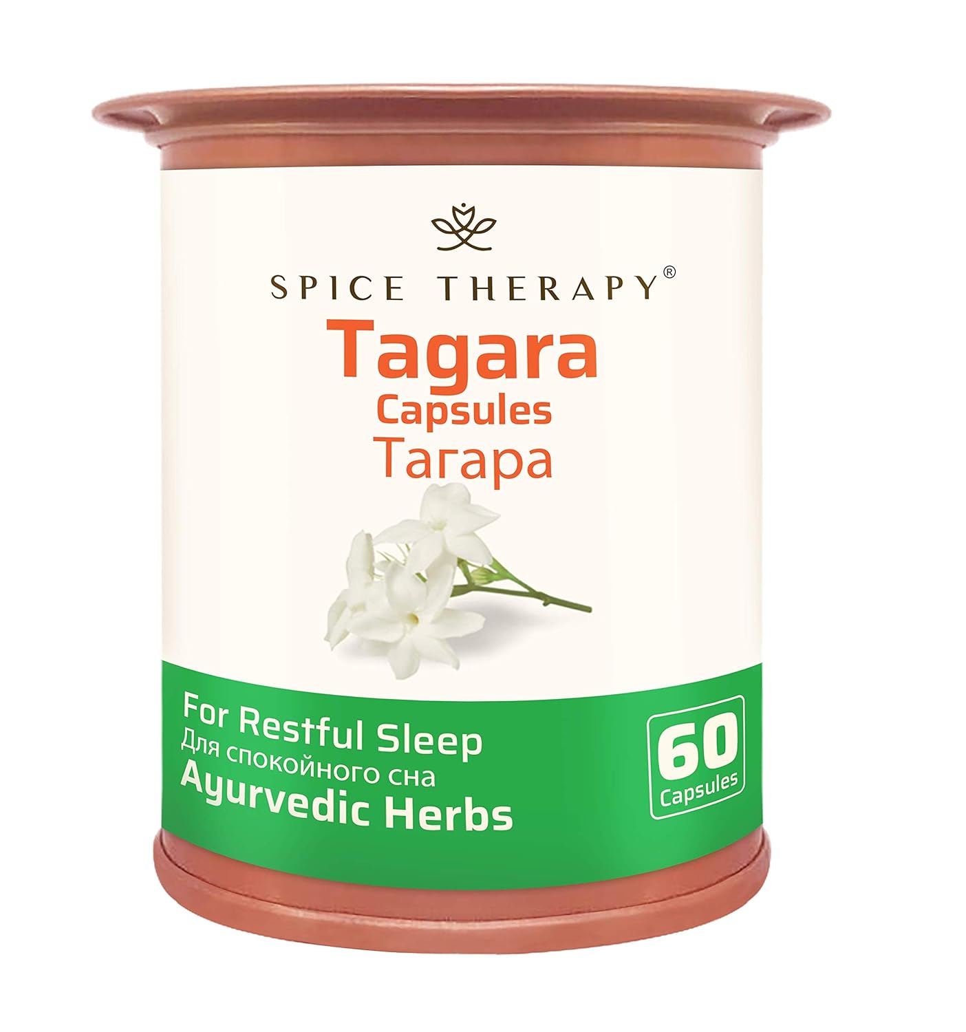 Buy Spice Therapy Tagara Capsules For Restful Sleep Ayurvedic Herbs ...