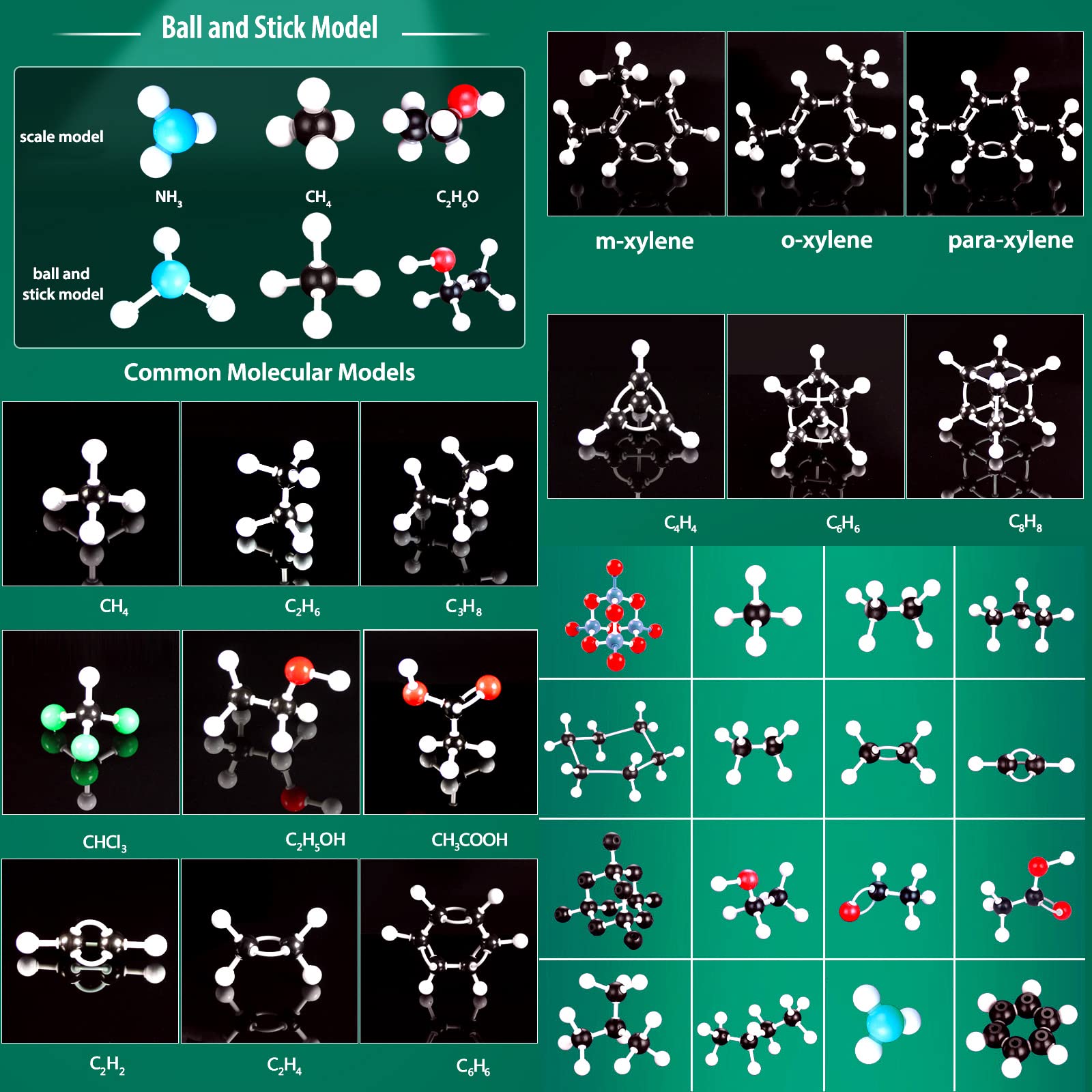 Mua Chemistry Molecular Model Kit 452pc with C60,Educational Science ...
