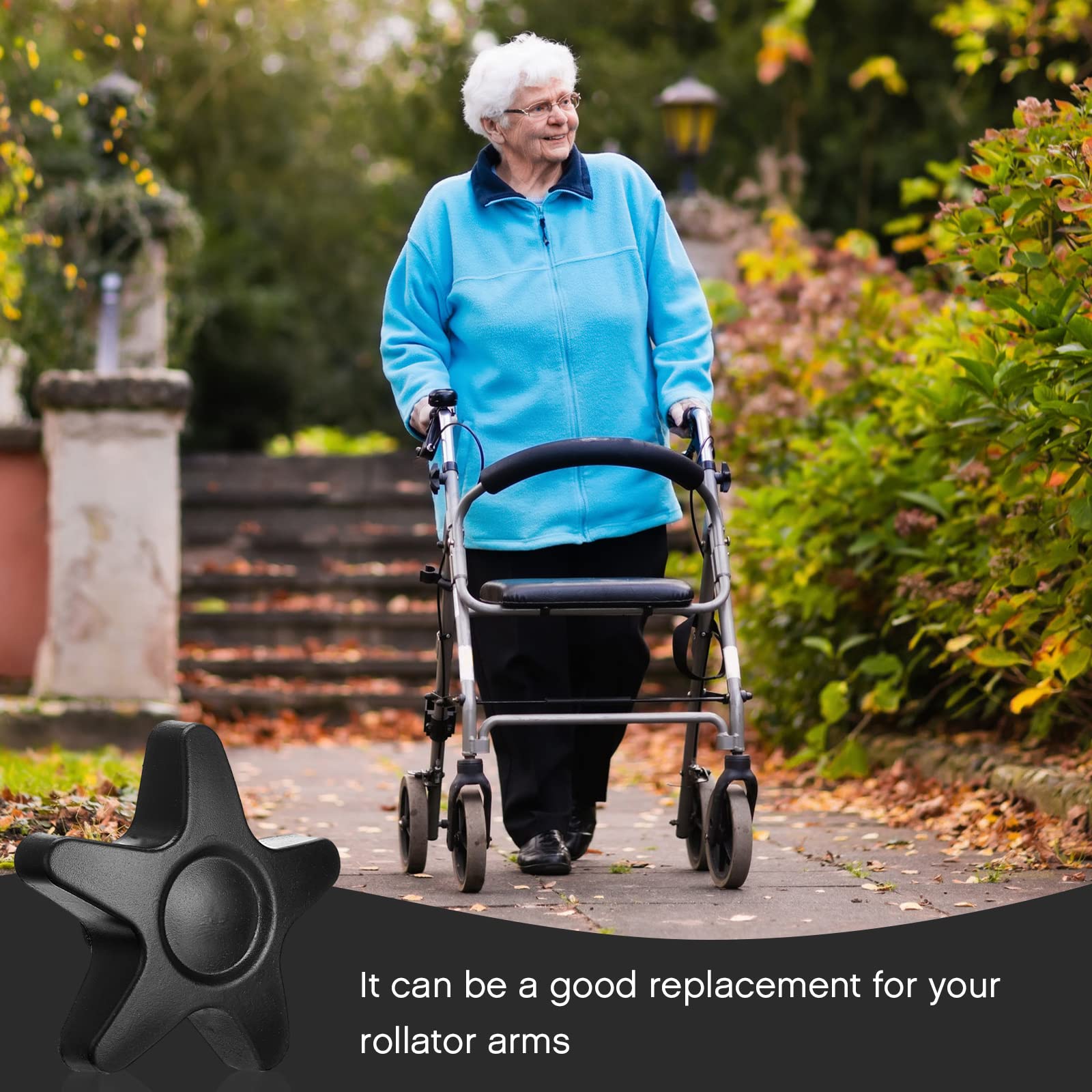 Mua 2 Pack Replacement Arm Adjustment Knobs for Rollators Walker ...