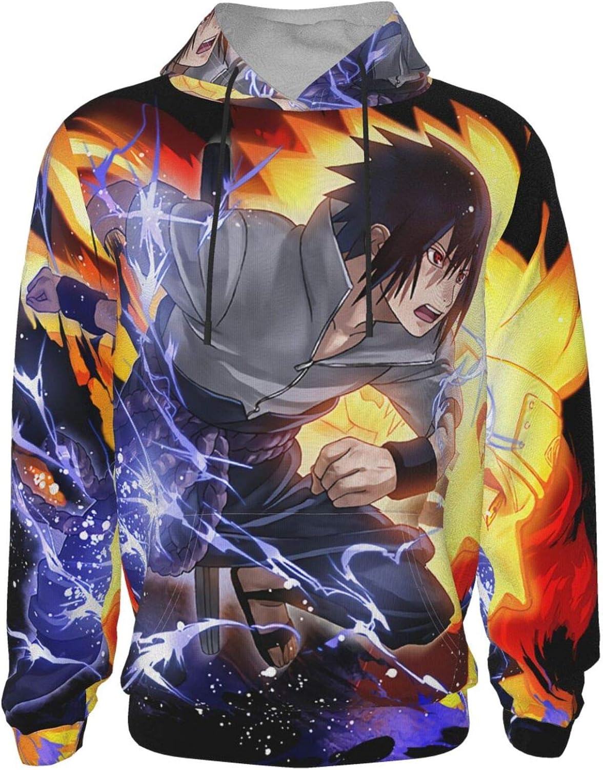 Vdaras Sasuke Sweat-shirt à capuche pour enfant - Noir - S: Amazon.fr ...