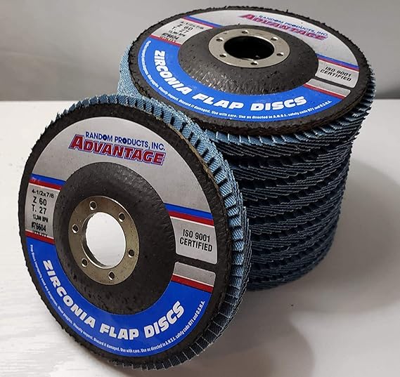 Random Products Inc Advantage Utility 4 1/2" x 7/8" 80 Grit 10 Pack ...