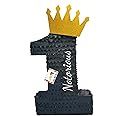 Amazon.com: Number One Pinata Wild Theme with Gold Crown Wild One ...