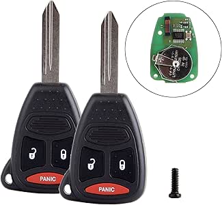 Amazon.com: SCITOO Replacement fit for 2X Uncut 3 Buttons Keyless Entry ...