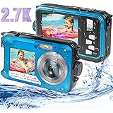 Amazon.com : Waterproof Camera Full HD 2.7K 48 MP Underwater Camera ...