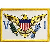 Amazon.com: Cypress Collectibles - US Virgin Islands Flag Patch ...