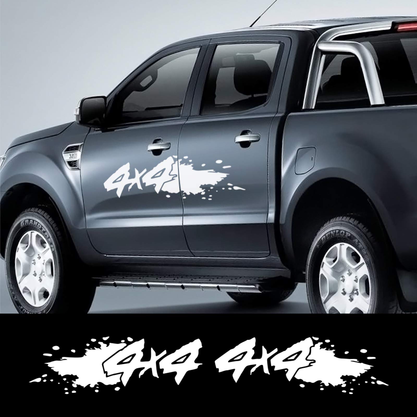 Buy Car Side Skirt Sticker Stripe Decal, For Ford Ranger Raptor, For ...