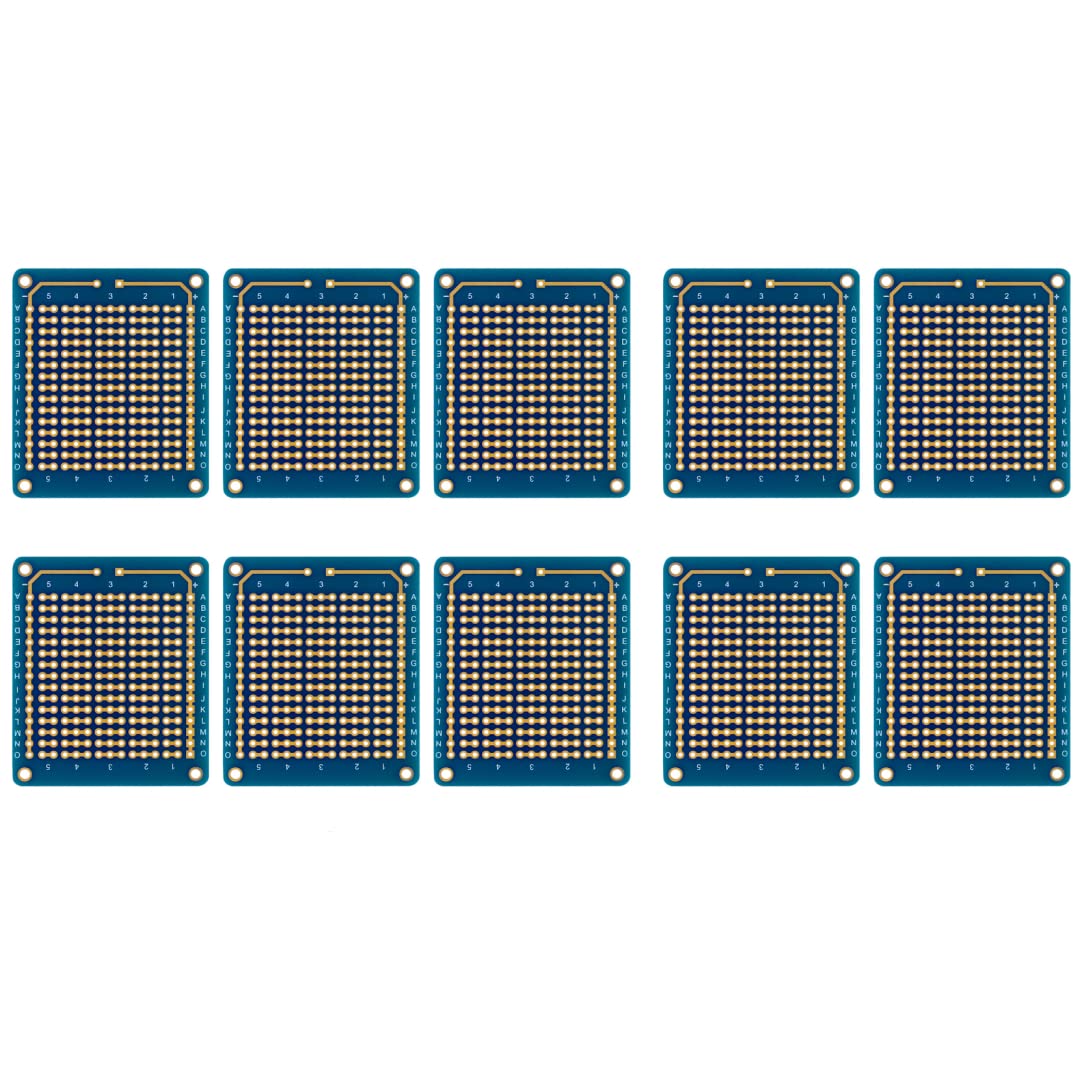 Mua QEBIDUM 10 Pack Mini Breadboard Solderable Protoboard for DIY ...
