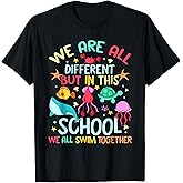 Amazon.com: We Are All Different But In This School We All Swim ...