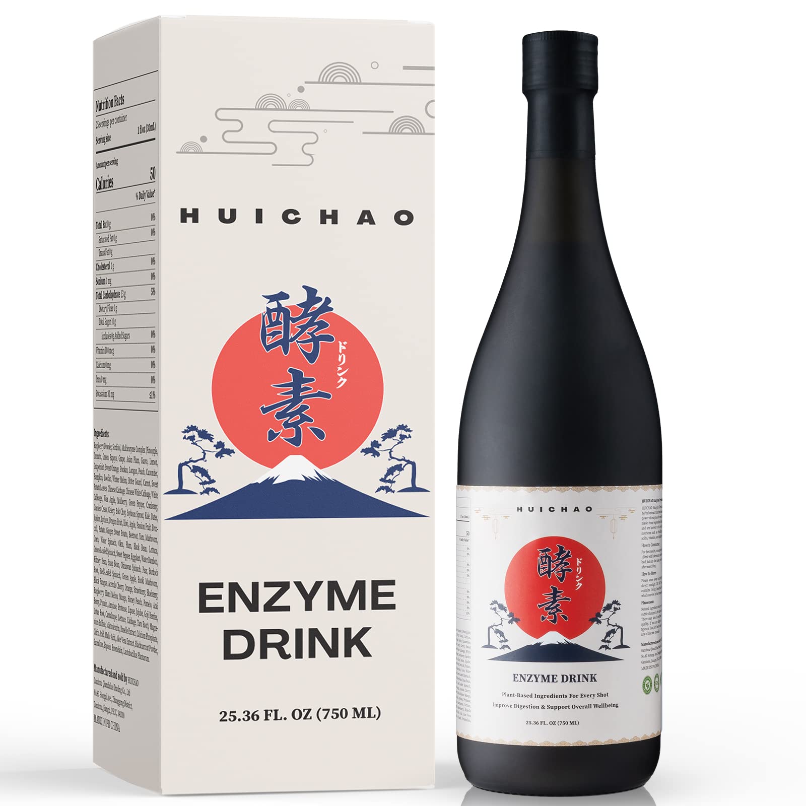 Mua HUICHAO Japan Digestive Enzyme Drink, Enzyme Syrup with Probiotics ...