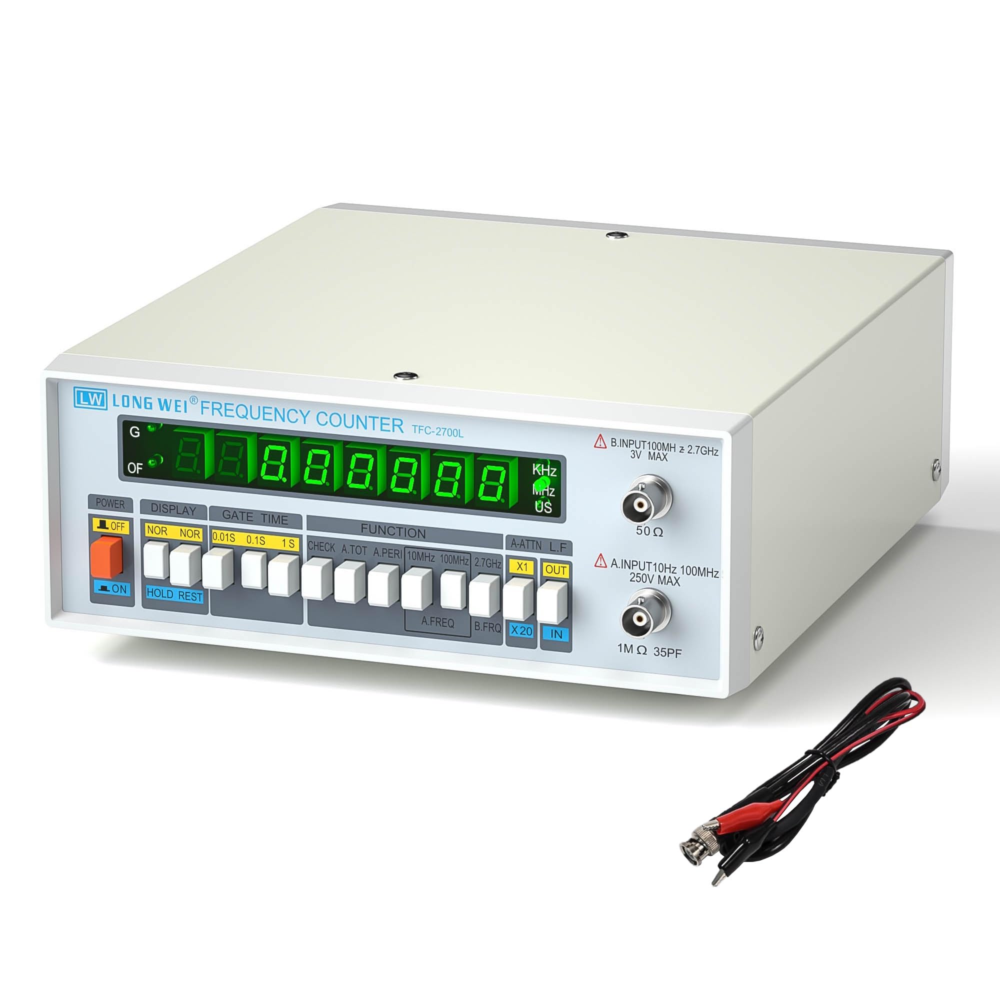 High Precision Frequency Counter, VQP 10HZ-2.7GHZ High Resolution ...