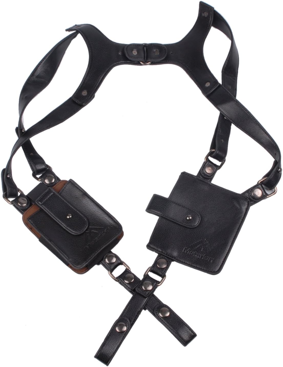Leather Anti-theft Hidden Underarm Holster style Shoulder Wallet Phone ...