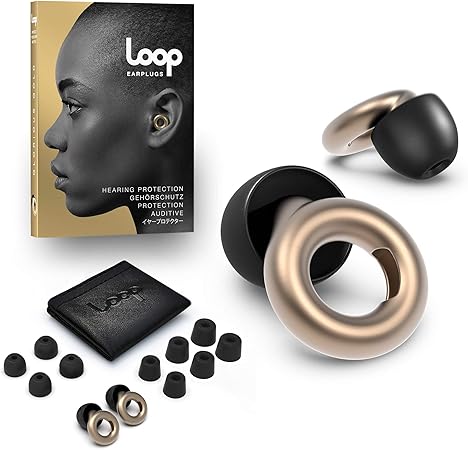 Loop Earplugs for Noise Reduction (2 Ear Plugs) High Fidelity Ear ...