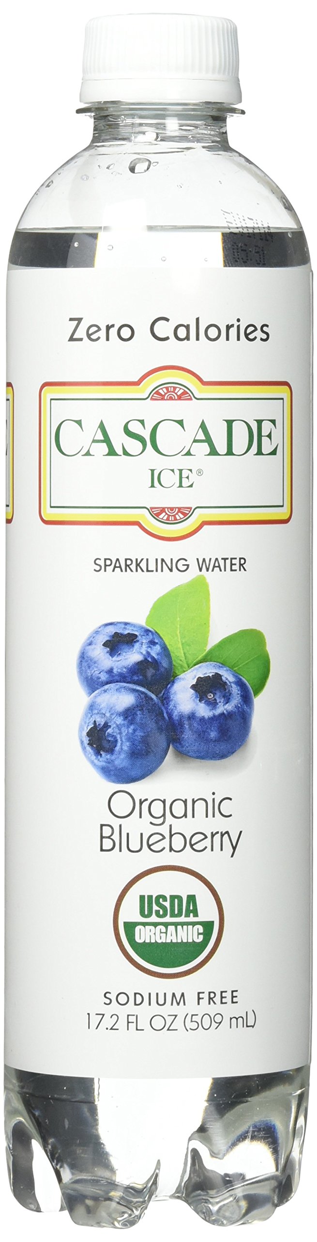 Cascade Ice Organic Sparkling Water, Pomegranate, 17.2 Fluid Ounce (Pack of 12): Amazon.com ...