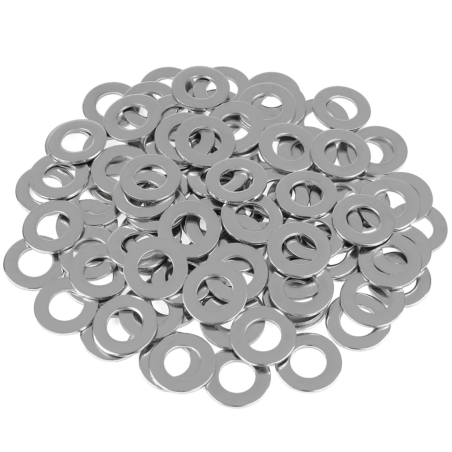 Mua 100 Pieces M10 Flat Washers, 304 Stainless Steel, Inner Diameter 10mm, Outer Diameter 20mm ...