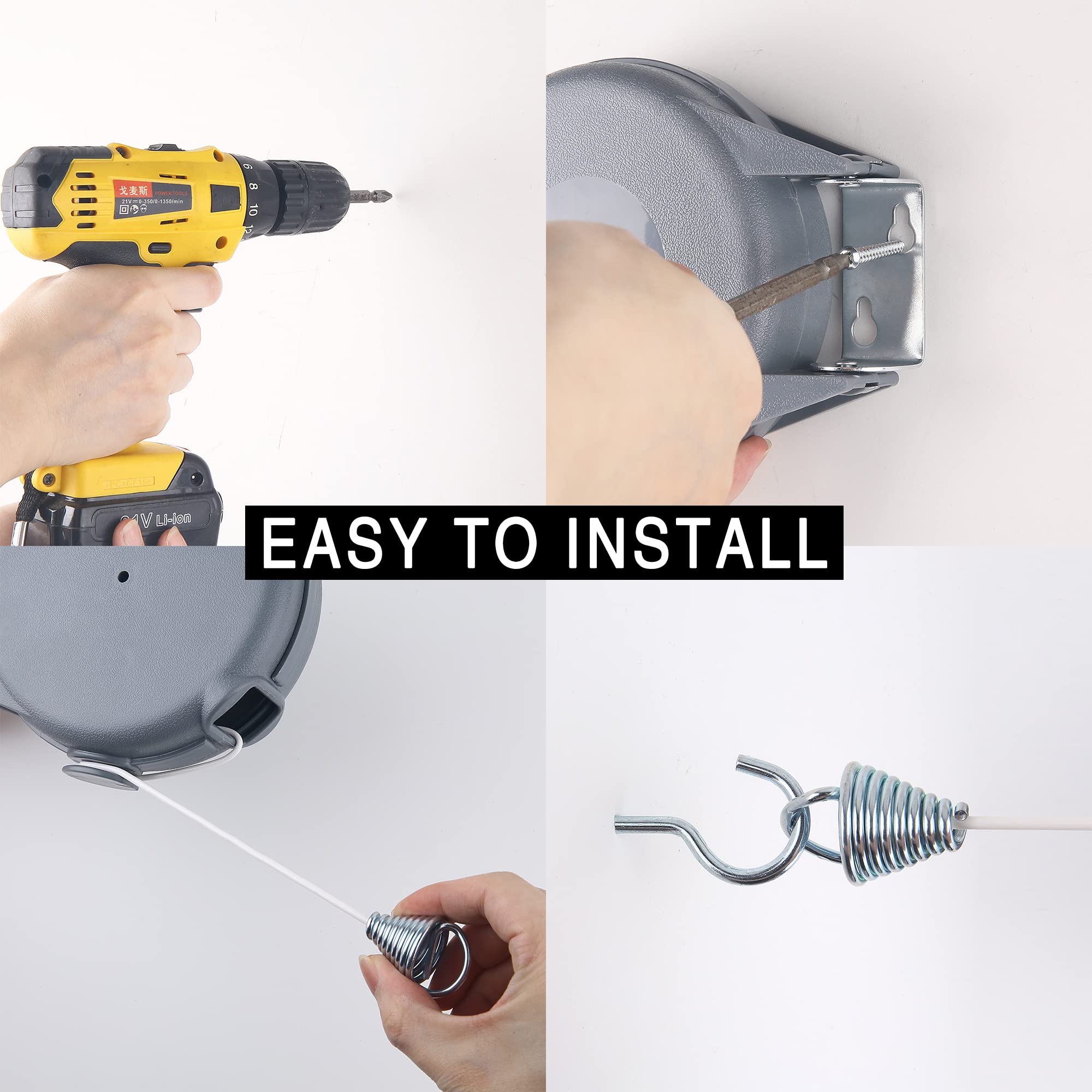 Mua Atvobiy Retractable Clothesline Outdoor Indoor Heavy Duty Clothes ...