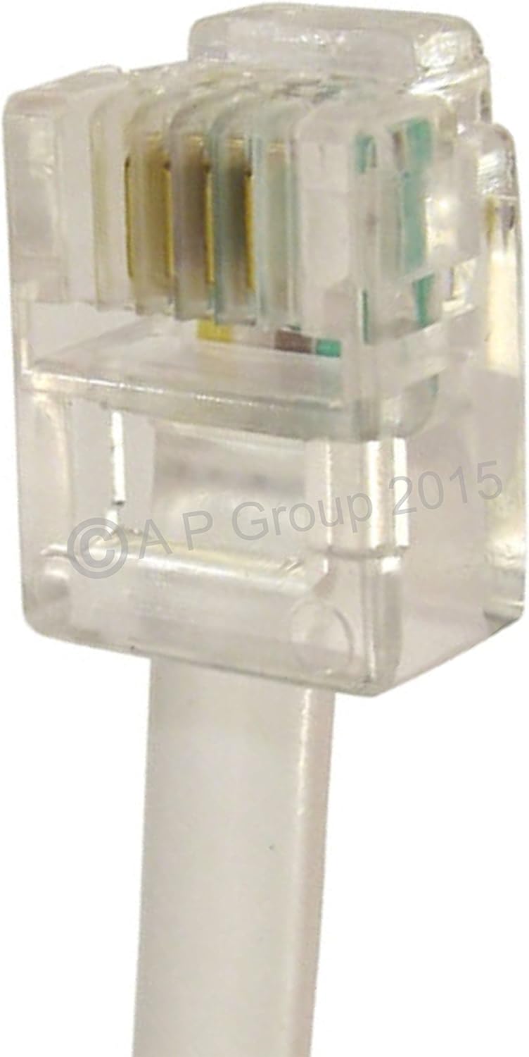 rhinocables® RJ11 to RJ45 Ethernet Modem Data Telephone Cable ASDL ...