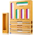 Amazon.com: Calmbee Plastic Wrap Dispenser with Cutter and Ziplock Bag ...