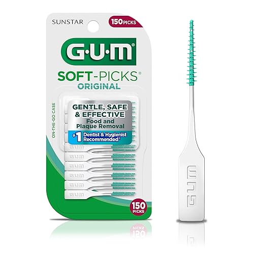 GUM Soft-Picks Original, Easy to Use Dental Picks for Teeth Cleaning ...