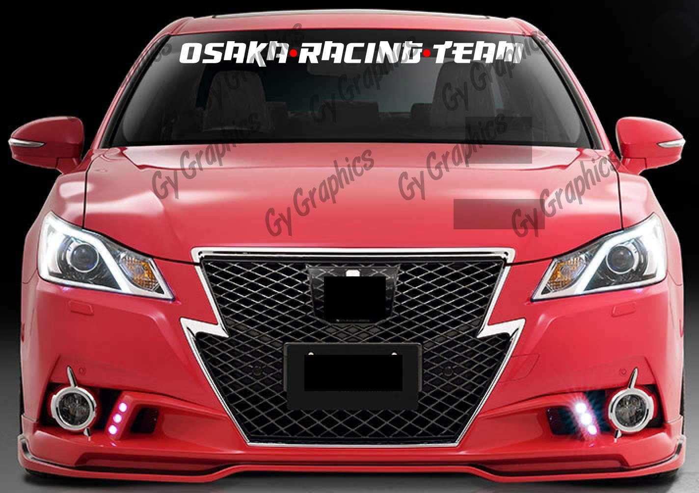 Amazon.com: Gy Vinyl Arts, Osaka Racing Team,Windshield,Decal,Car ...