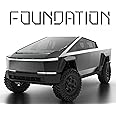 Amazon.com: Tesla Cybertruck Foundation Stickers, 8 inch 2-Piece Set ...