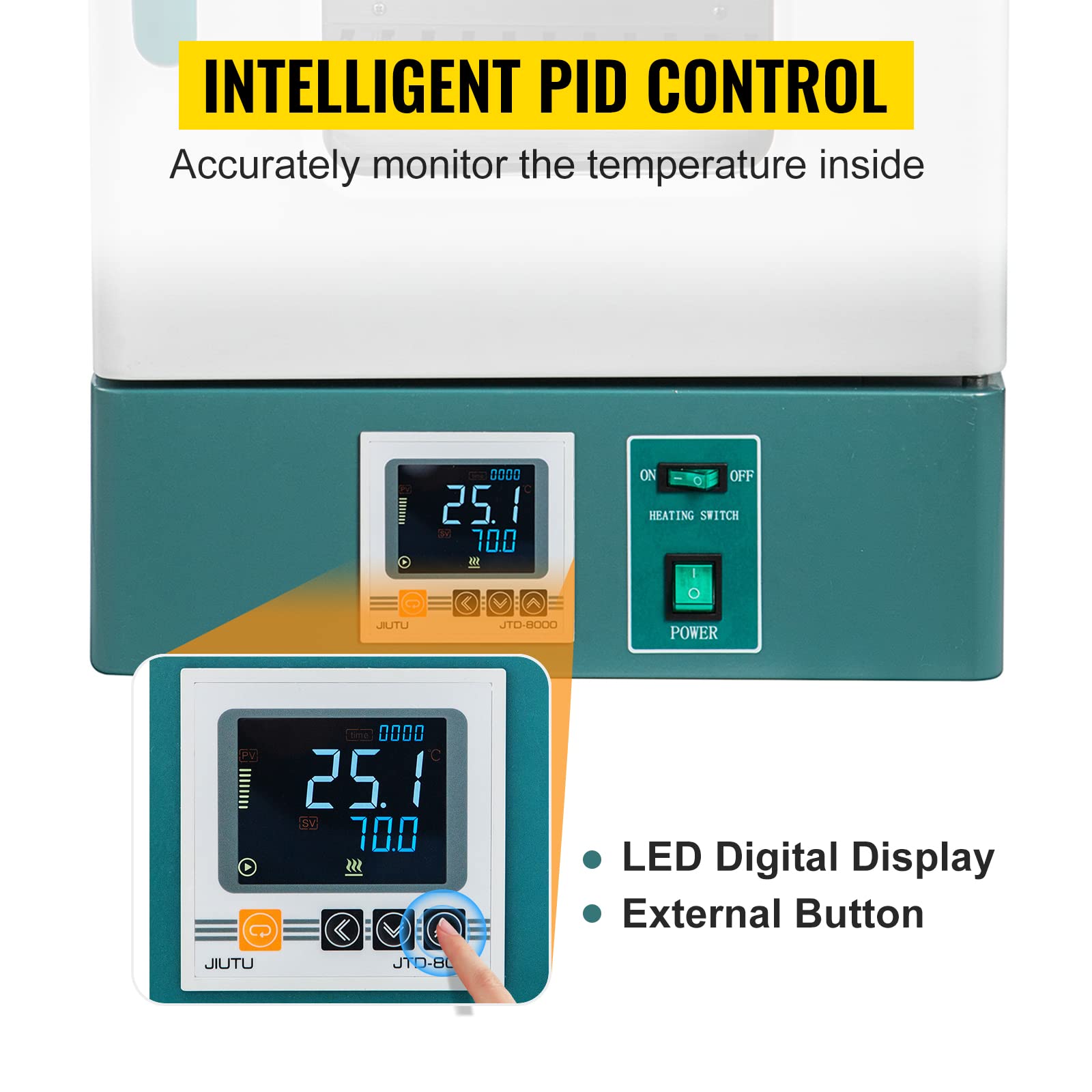 Mua VEVOR Lab Incubator 20L Bacteria Incubator RT-65℃ Scientific Digital Incubator PID ...