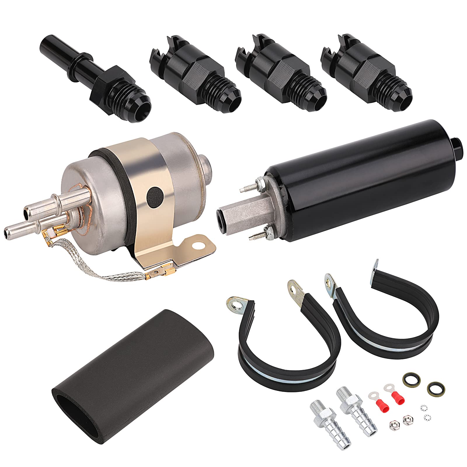 Mua GSL392 Inline Fuel Pump & 58 PSI Fuel Filter Regulator 58 PSI LS ...