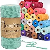 Amazon.com: 3mm Macrame Cord, Single Strand Macrame Cord 3mm x 109 ...