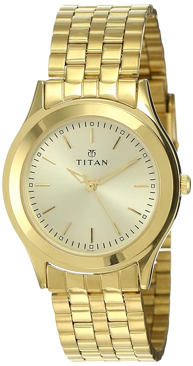 Buy Titan Analog Gold Dial Men's Watch NM1648YM02/NN1648YM02 at Amazon.in