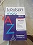 Amazon.it: Dictionnaire Le Robert Micro poche [Lingua francese]: Flexi ...