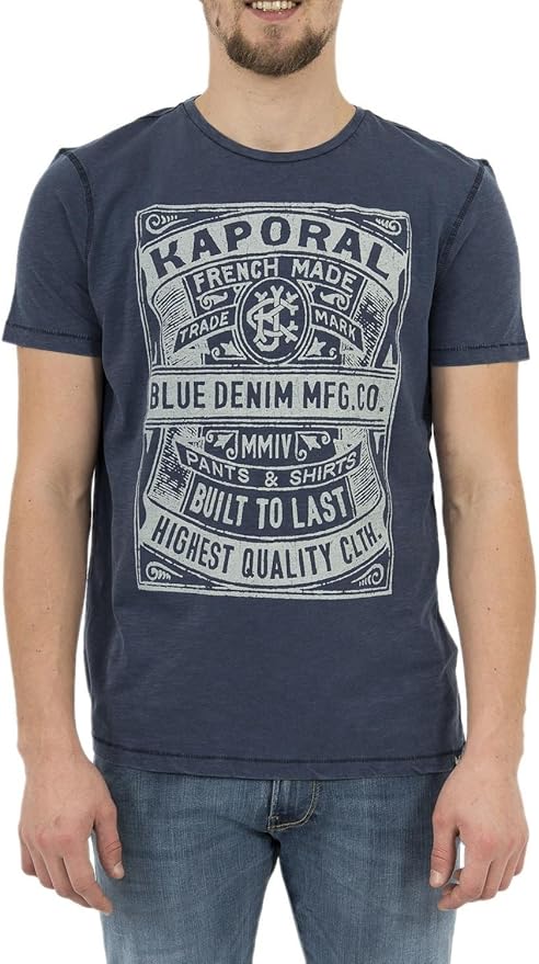 Kaporal Men's Loris T-Shirt, Blue (BLUEUS BLUEUS), S: Amazon.co.uk ...