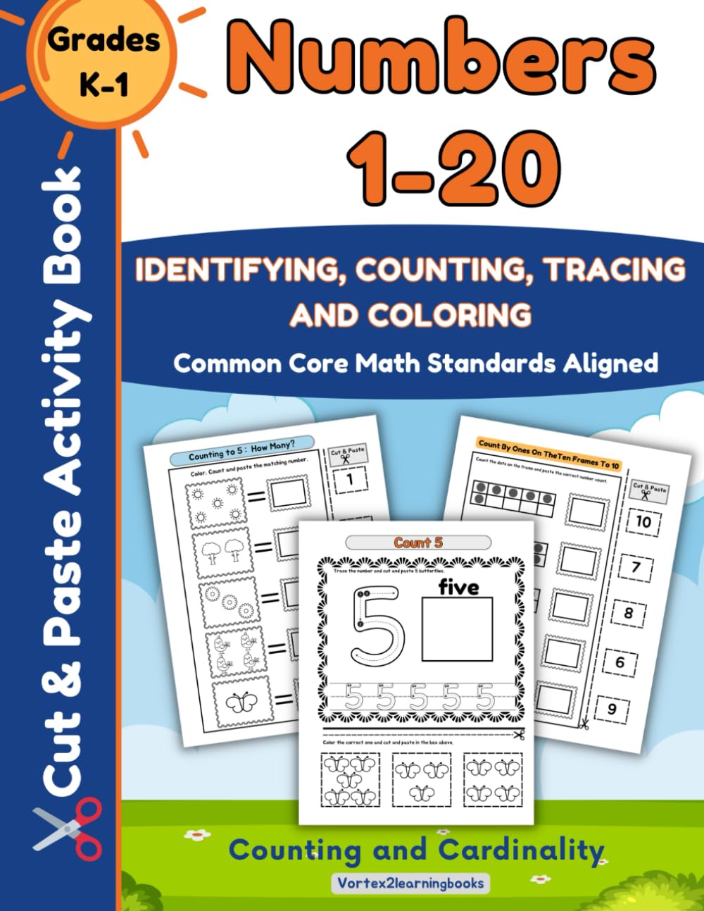 Mua A Cut and Paste Activity Book for Kids : Identifying, Counting ...