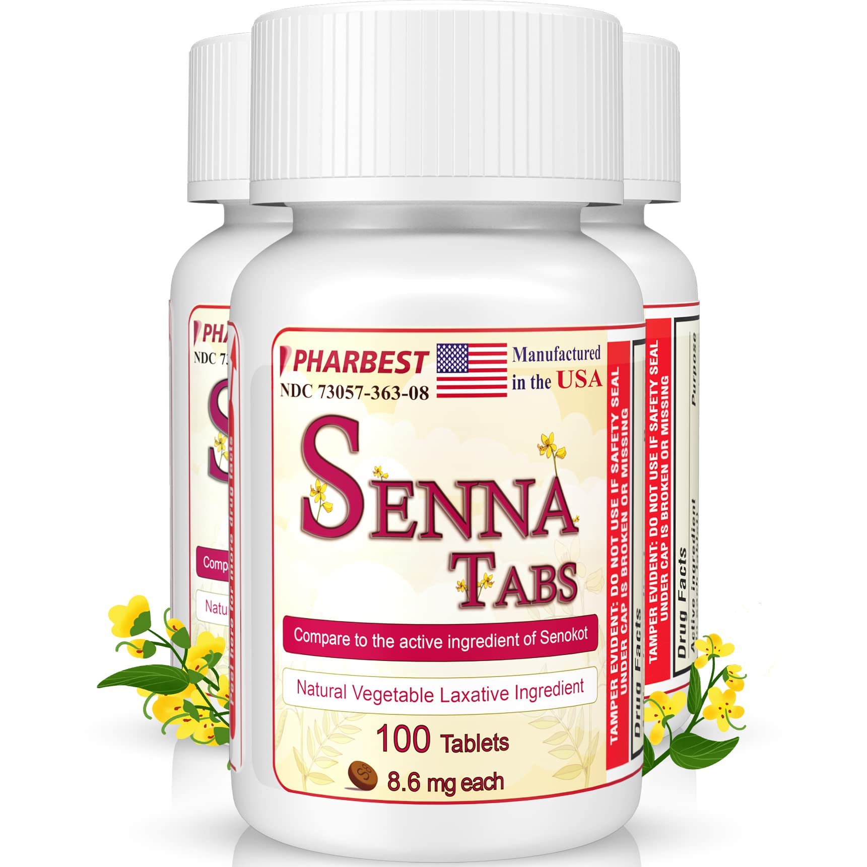 Mua Senna Tablets 100 Ct. | Natural Vegetable Laxative [Made in USA ...