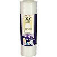 Amazon.com - Plast-O-Mat Ribbed Shelf Liner, Clear, 12" x 25'