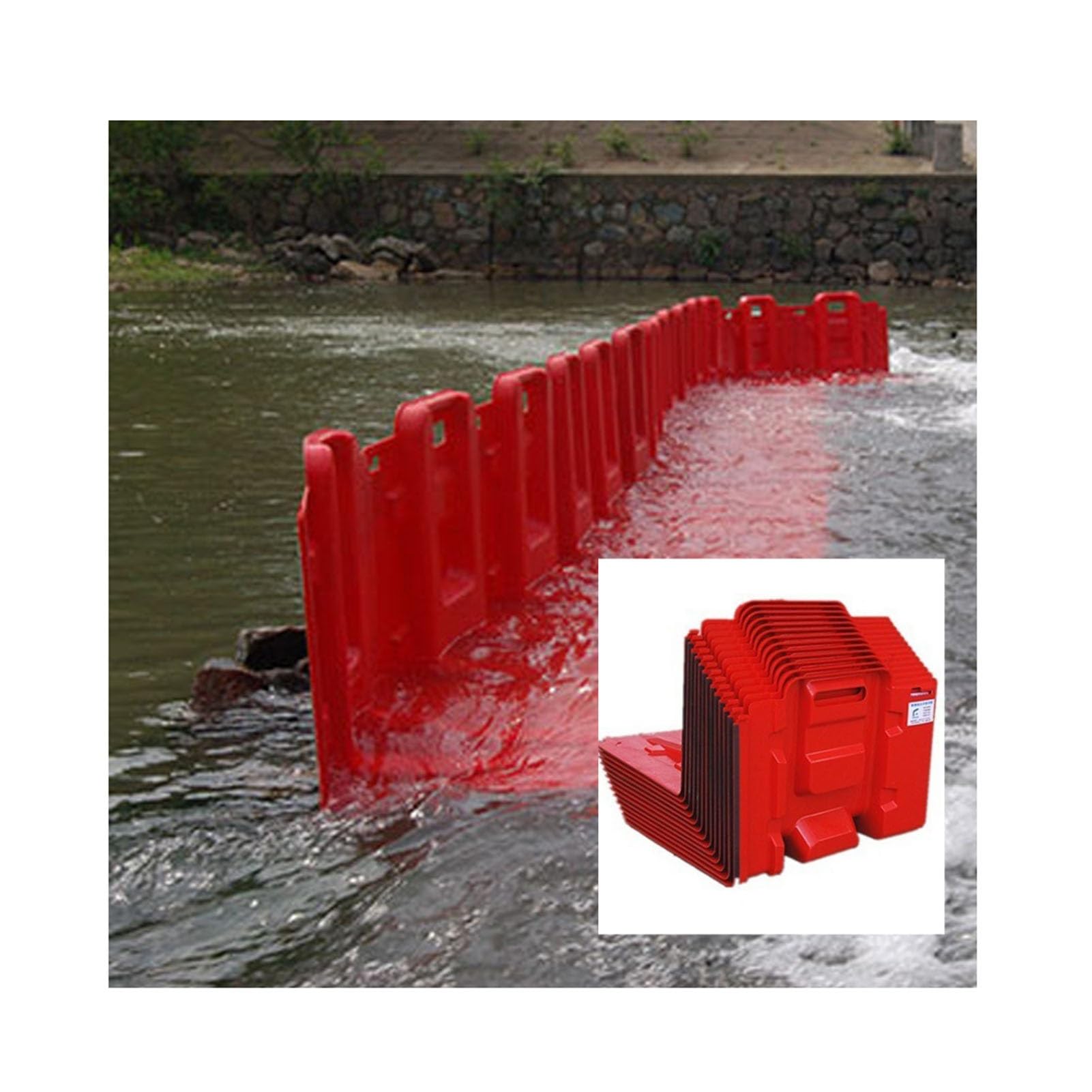 zklaseot Flood Bags, Flood Prevention Water Baffle ABS Plastic Move L ...