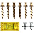 Keyhole Hangers - Keyhole Mounting Tool Set - 30 lbs in Drywall, 100 ...