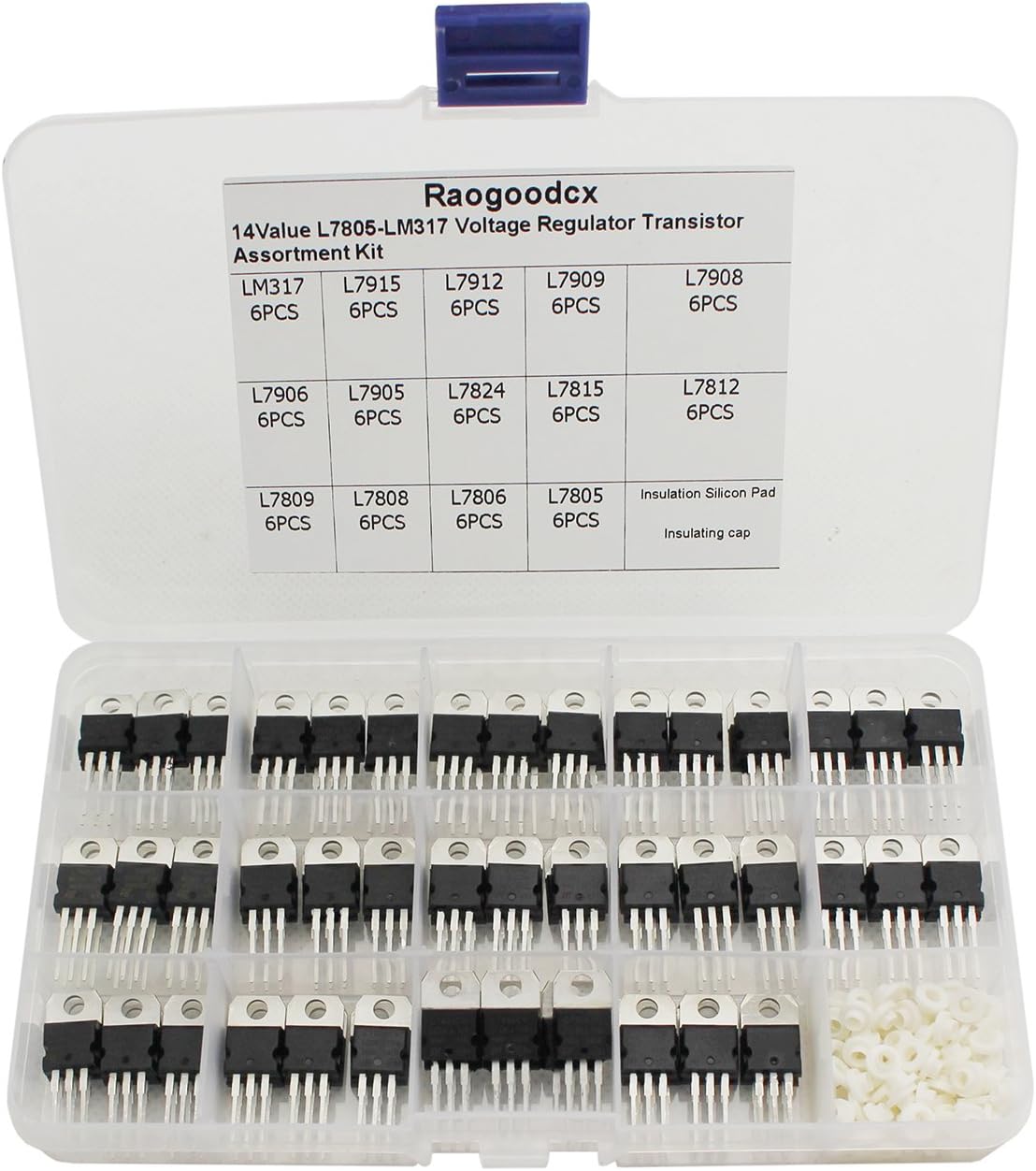 84Pcs 14 Value L7805 L7806 L7808 L7809 L7812 L7815 L7824 L7905 L7906 ...