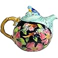 Amazon.com: Blue Sky Ceramics Dogwood Teapot, Multi : Home & Kitchen
