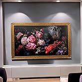 Amazon.com: 55 Inch TV frame for Hisense Canvas TV. Real wood frame ...