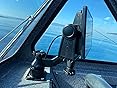 Amazon.com: RAM Mounts Horizontal 6" Swing Arm Mount for Fishfinders ...