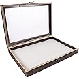 Amazon.com - Cabilock Wooden Display Case Wooden Collection Box with ...