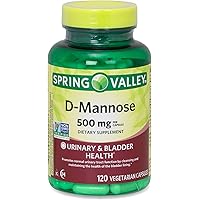 Amazon.com: Spring Valley D-Mannose 500 mg Urinary Tract Bladder Health ...